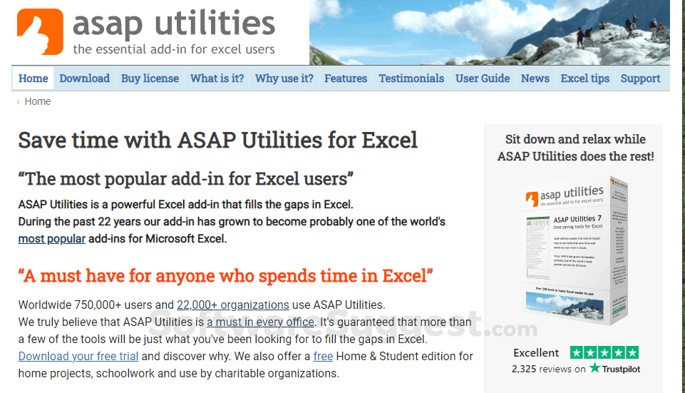 ASAP Utilities for Excel - Pricing, Features, and Details in 2025